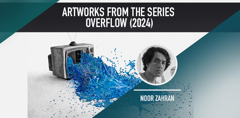Artworks from the series Overflow (2024) – BAUDRILLARD NOW